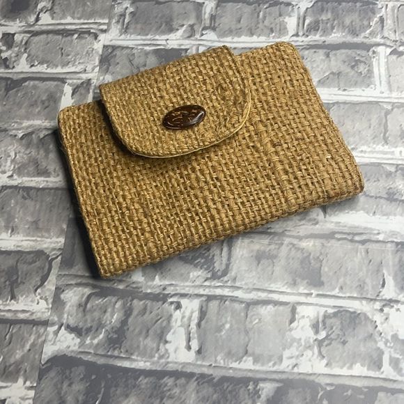 Bags | Freedom Sak Straw Wallet | Poshmark